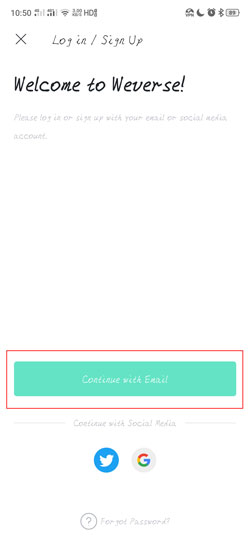 weverse怎么注册 weverse注册教程